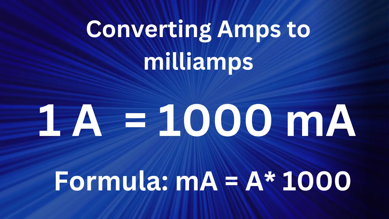 Ampere To Milliampere Calculator (A to mA) – Solars House