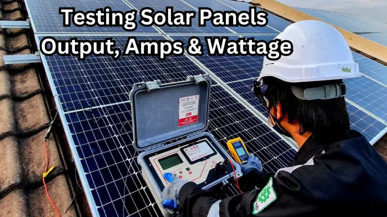 Testing Solar Panels – 4 Ways |Output, Amps & Wattage – Solars House